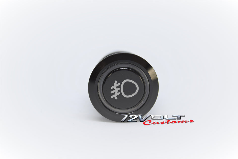 Fog Lights Billet Button – 12Volt Customs