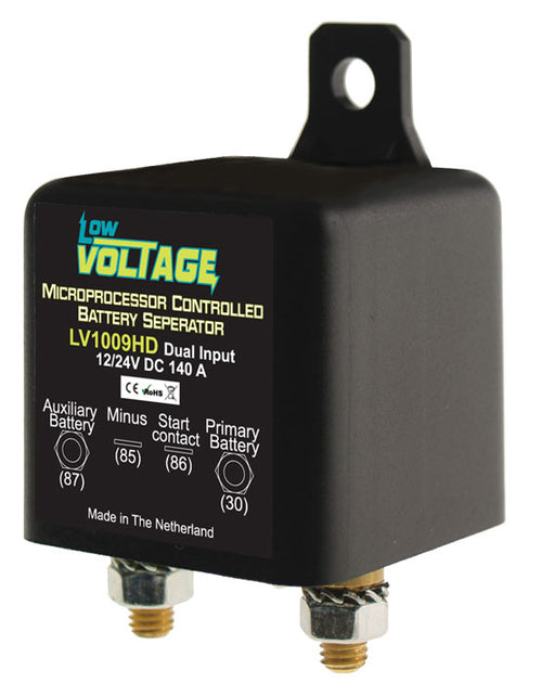 Voltage Control Relay 12/24V 140 Continuous – 12Volt Customs