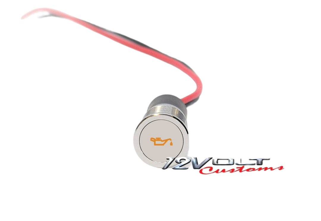 Billet LED Warning Lights 14mm – 12Volt Customs