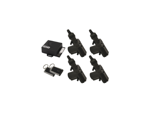 REMOTE CENTRAL LOCKING KIT 2 MASTER & 2 SLAVE ACTUATORS 12V – 12Volt ...