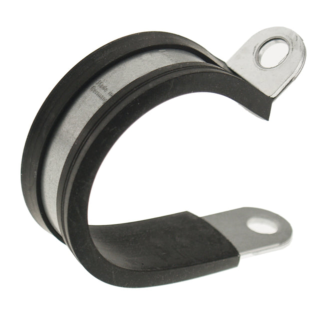 CABLE CLAMP RUBBER COATED 76MM INSIDE DIAMETER 8.0MM MOUNTING HOLE 10 ...
