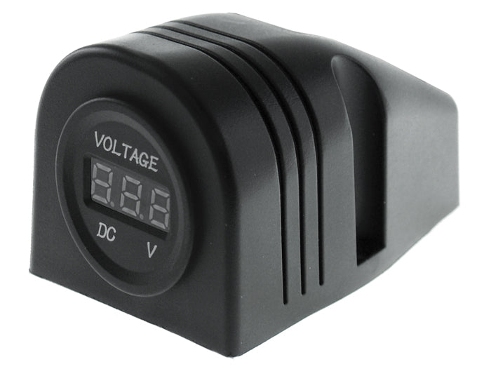 SURFACE MOUNT VOLTMETER LED DISPLAY 12/24V – 12Volt Customs
