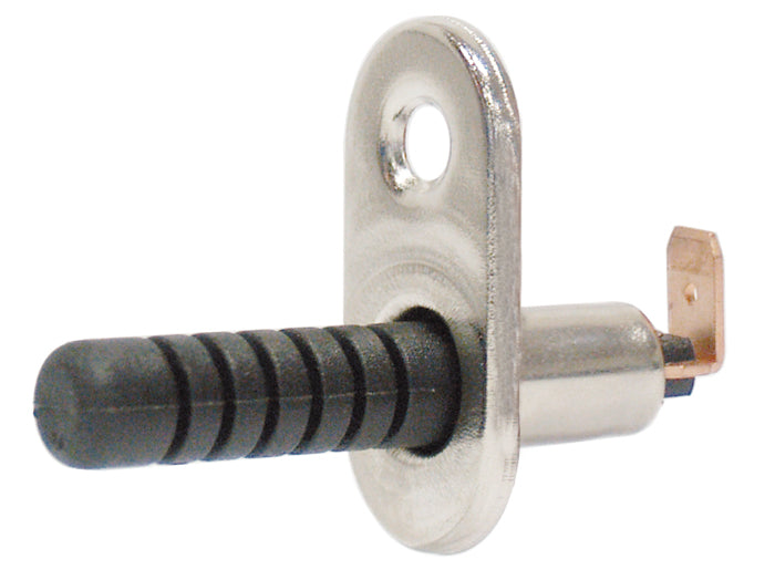 DOOR / ALARM SWITCH N/C 10AMP @ 12V WITH LONG PLUNGER PLUNGER CAN BE C ...