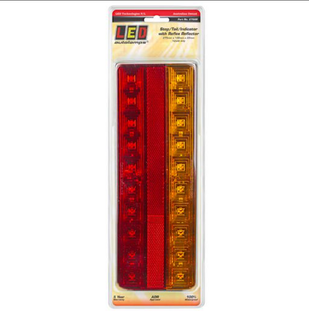 Stop/Tail/Indicator With Reflex Reflector – 12Volt Customs
