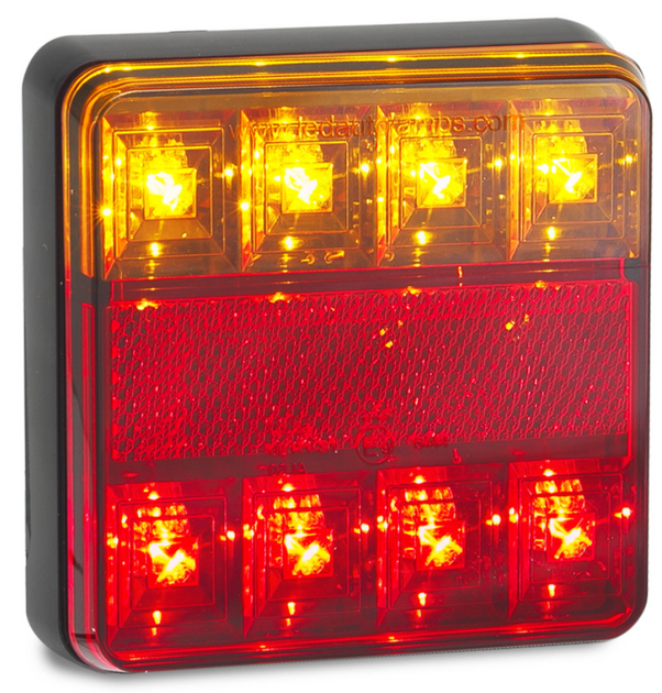 Stop/Tail/Indicator Lamp With Reflex Reflector 101BAR2 – 12Volt Customs