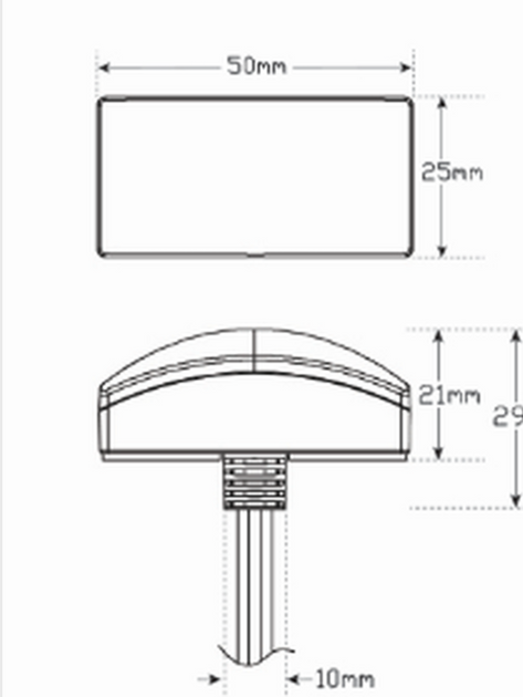Rear End Outline Marker 5025RM2 – 12Volt Customs