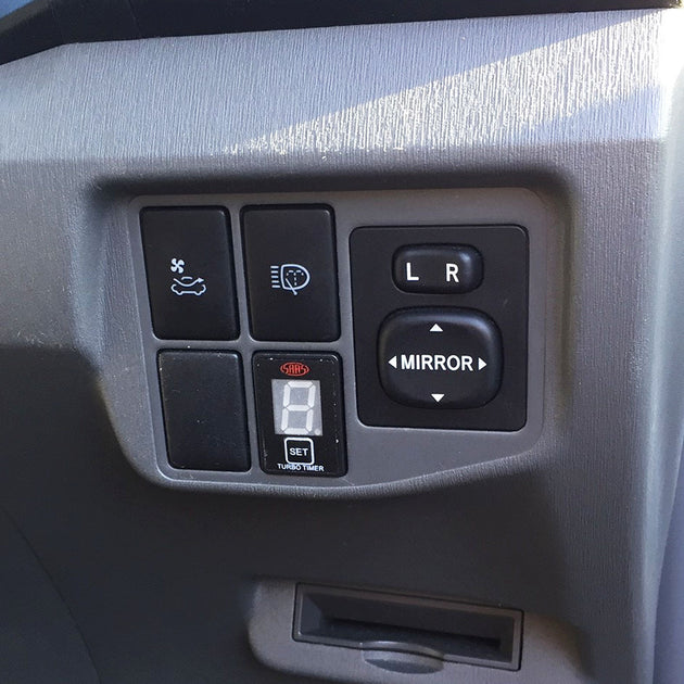 Digital Turbo Timer Switch mount Carling 49 x 24 – 12Volt Customs