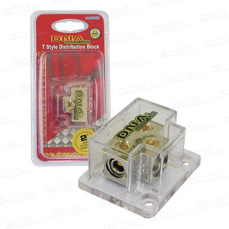 T Distribution Block 0/2 To 4/8 Gauge – 12Volt Customs