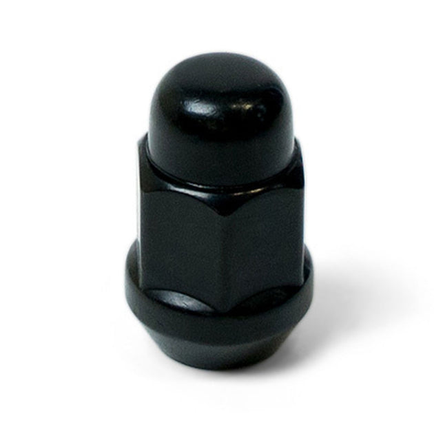Wheel Nut Acorn Bulge 7/16 Black 35mm – 12Volt Customs