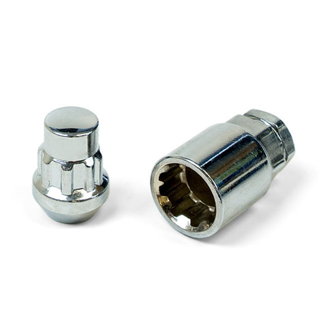Lock Nuts Splined Bulge 12mm x 1.25 Pk 4 – 12Volt Customs