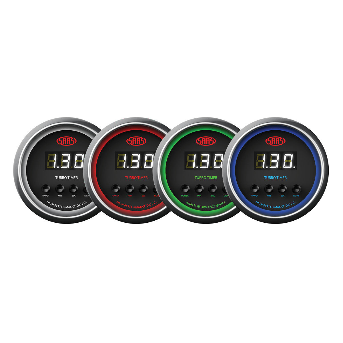 Turbo Timer Digital Auto 52mm Black Muscle Series – 12Volt Customs